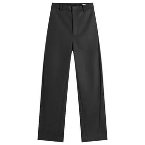 Auralee Light Melton Slacks - Top Charcoal | Editorialist